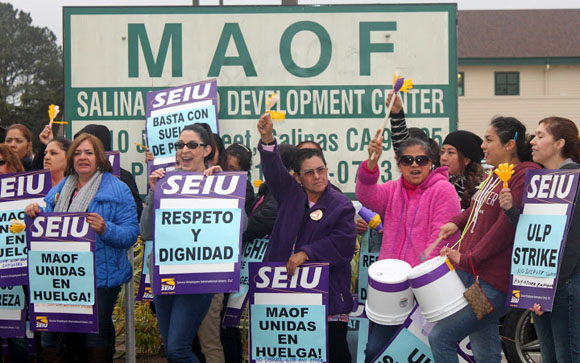 MAOF Workers Win a Contract – SEIU Local 521
